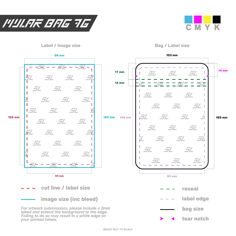Custom Mylar Bag Printing - Print Your Own - Strain Labels
