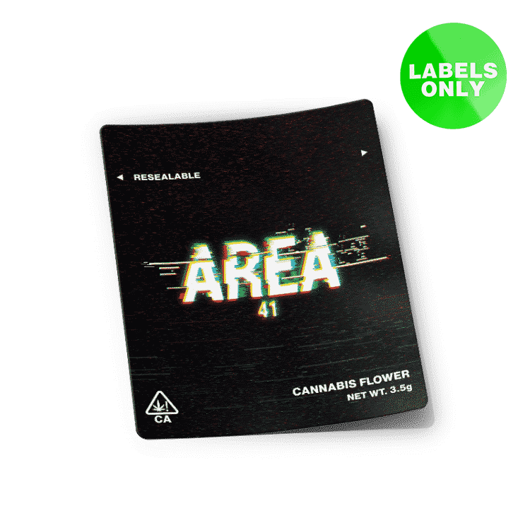 Area 41 Mylar Bag Labels - Stickers & Labels - Strain Labels