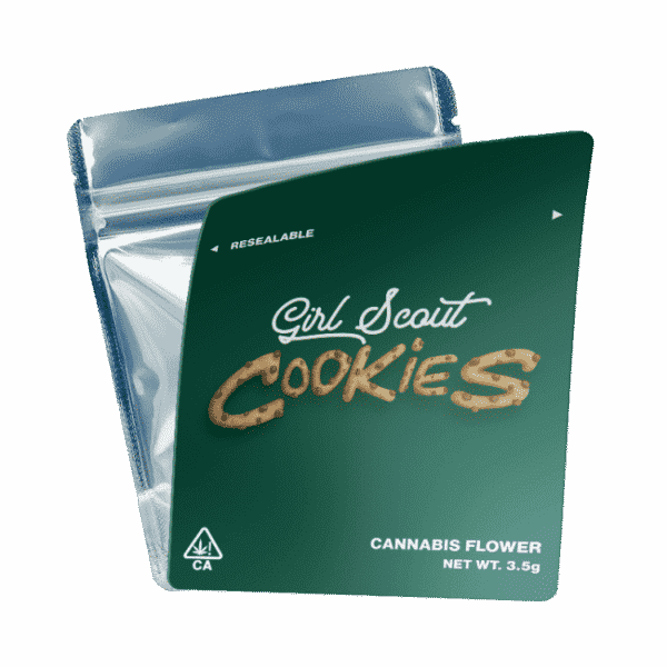 Girl Scout Cookies Mylar Bags - Labelled or Unlabelled - Strain Labels