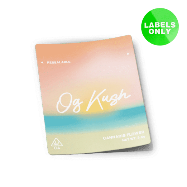OG Kush Mylar Bag Labels - Stickers & Labels - Strain Labels