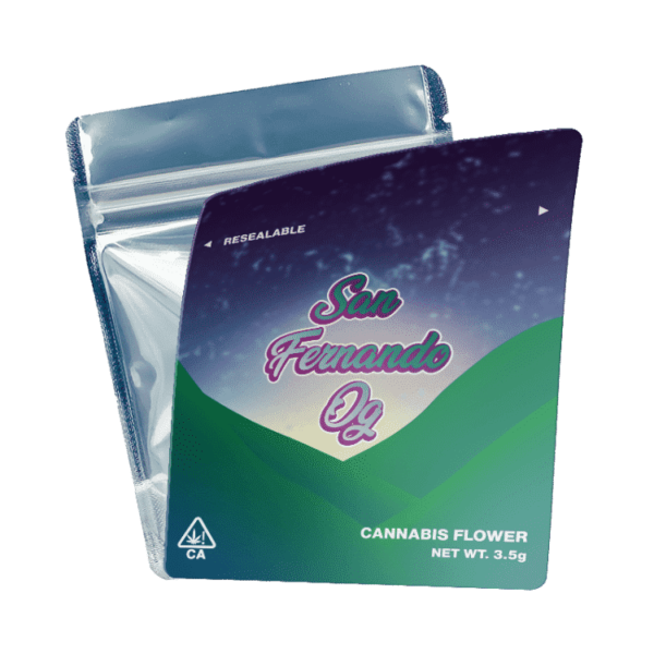 SFV OG Mylar Bags - Labelled or Unlabelled - Strain Labels