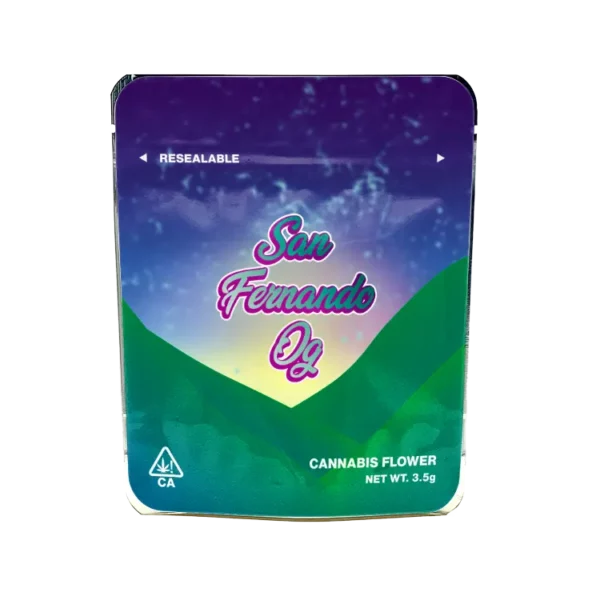 SFV OG Mylar Bags - Labelled or Unlabelled - Strain Labels