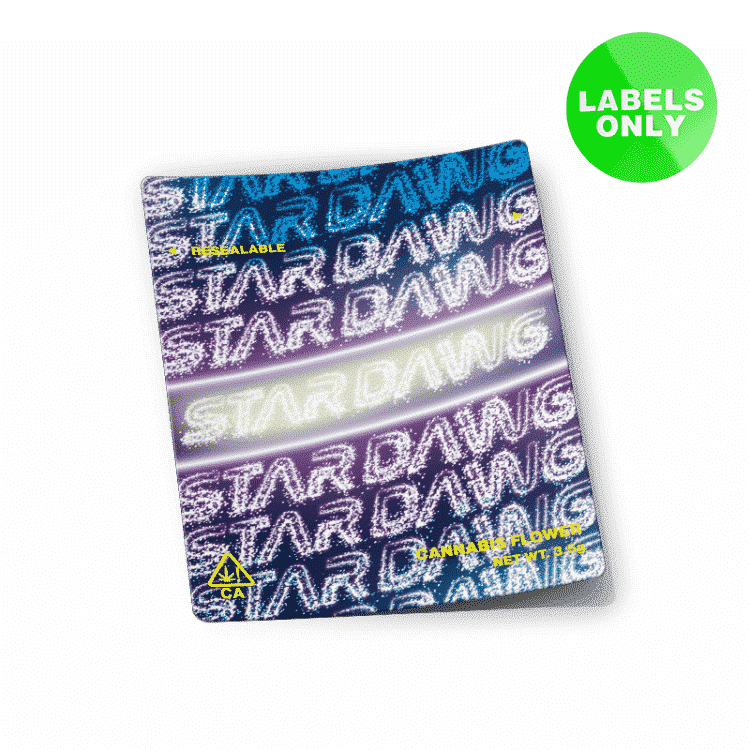 Stardawg Mylar Bag Labels - Stickers & Labels - Strain Labels