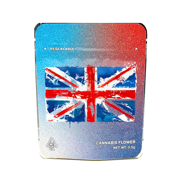 UK Mylar Bags - Labelled or Unlabelled - Strain Labels