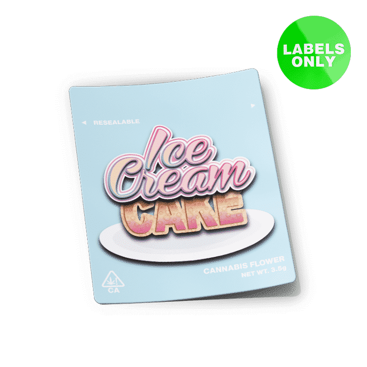 Ice Cream Cake Bag Labels - Stickers & Labels - Strain Labels