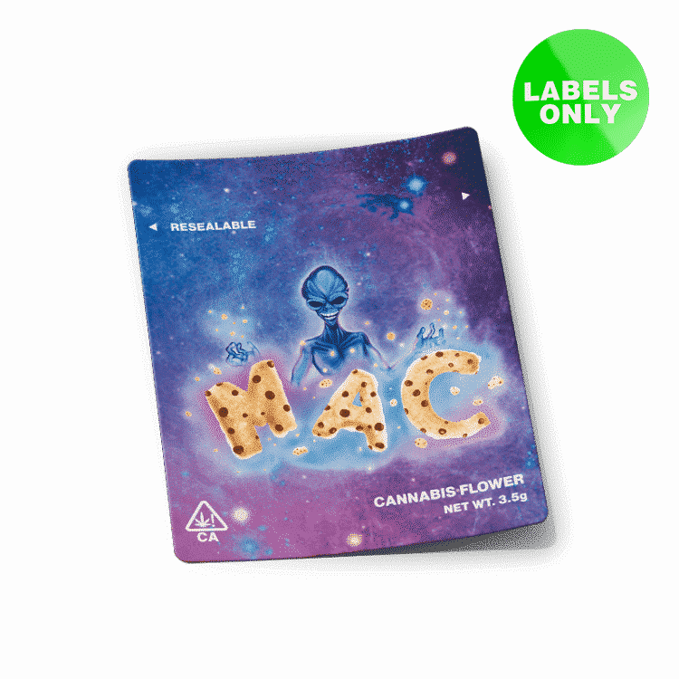 MAC Mylar Bag Labels - Stickers & Labels - Strain Labels