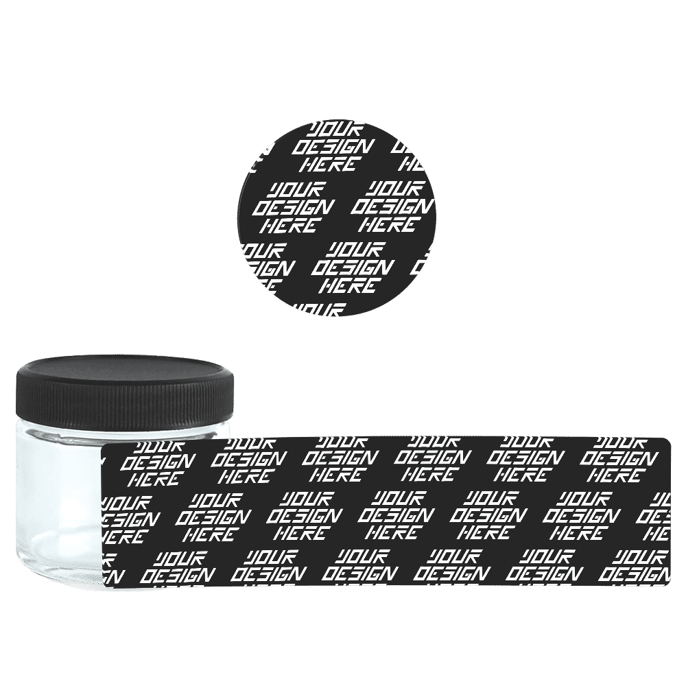 Custom Glass Jar Printing - Print Your Own - Strain Labels