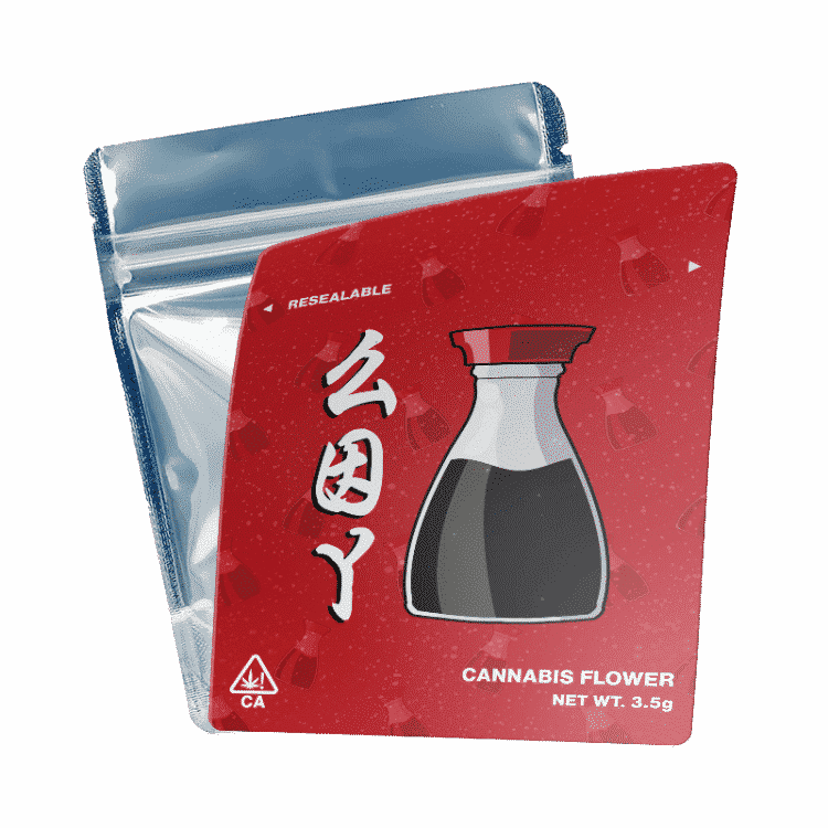 Zoy Mylar Bags - Labelled or Unlabelled - Strain Labels