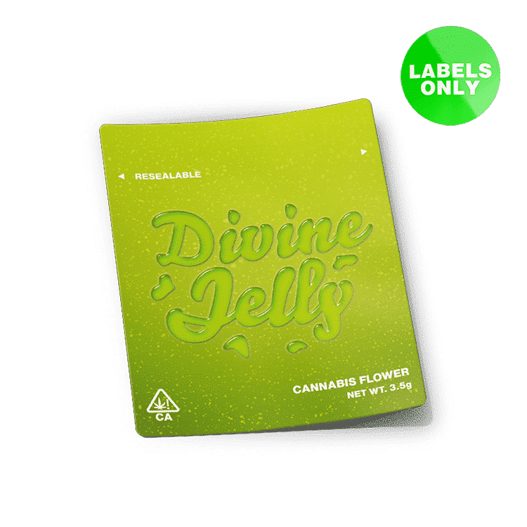 Divine Jelly Mylar Bag Labels - Stickers & Labels - Strain Labels