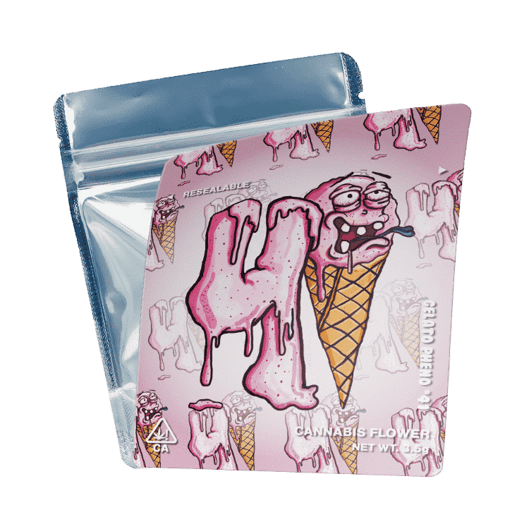 Gelato 41 Mylar Bags - Labelled or Unlabelled - Strain Labels