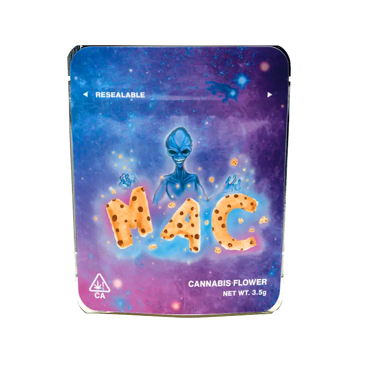 MAC Mylar Bags - Labelled or Unlabelled - Strain Labels