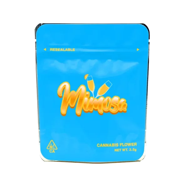 Mimosa Mylar Bags - Labelled or Unlabelled - Strain Labels