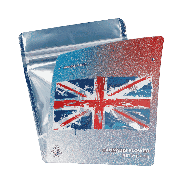 UK Mylar Bags - Labelled or Unlabelled - Strain Labels