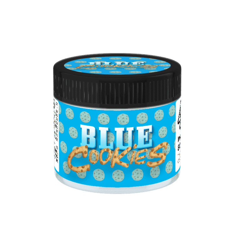 Blue Cookies Glass Jars - Labelled or Unlabelled - Strain Labels