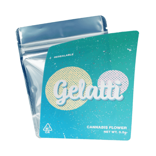 Gelatti Mylar Bags - Labelled or Unlabelled - Strain Labels