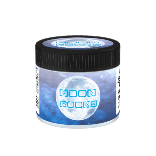 Moon Rocks Glass Jars - Labelled or Unlabelled - Strain Labels