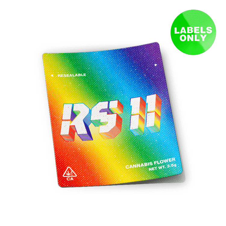 RS11 Mylar Bag Labels - Stickers & Labels - Strain Labels
