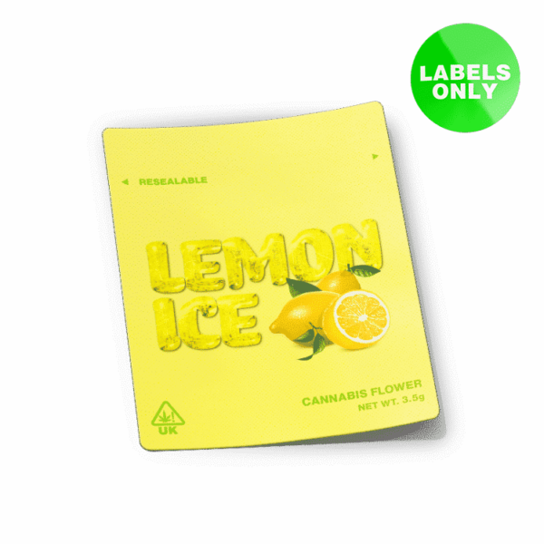 Lemon Ice Mylar Bag Labels - Stickers & Labels - Strain Labels