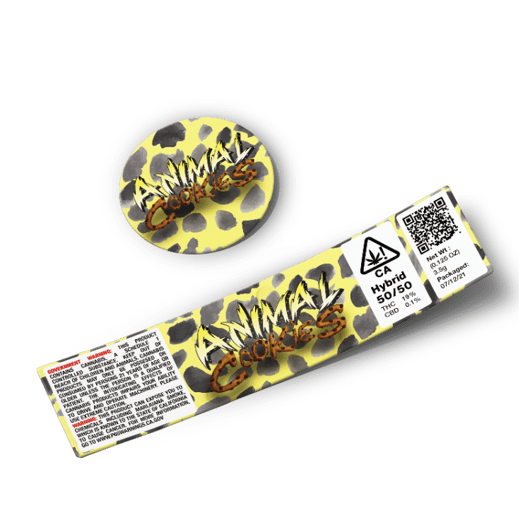 Purple Creamsicle Strain Stickers - Slap Stickers - Strain Labels