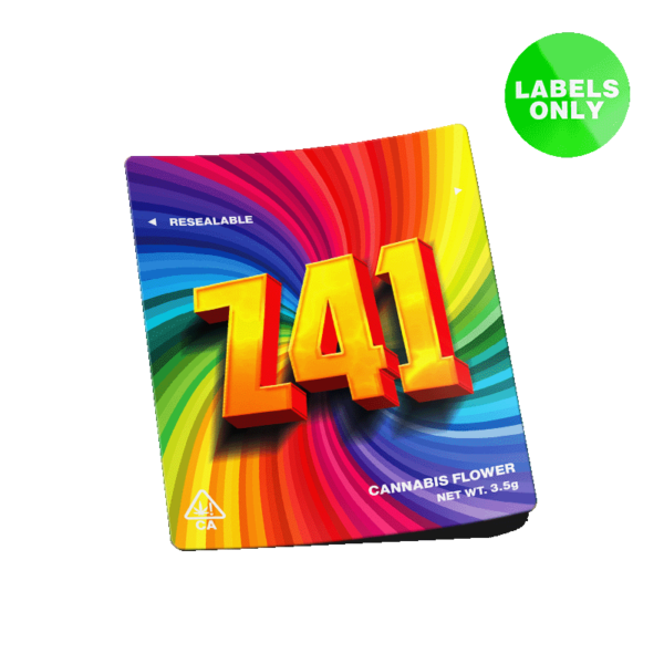 Z41 Mylar Bag Labels - Stickers & Labels - Strain Labels
